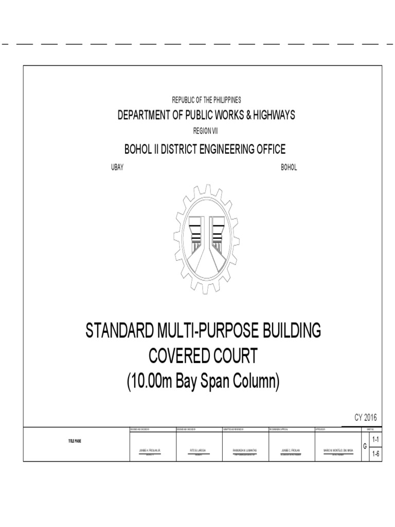 Standard Multi-Purpose Building 10M | PDF | Art Media | Engineering