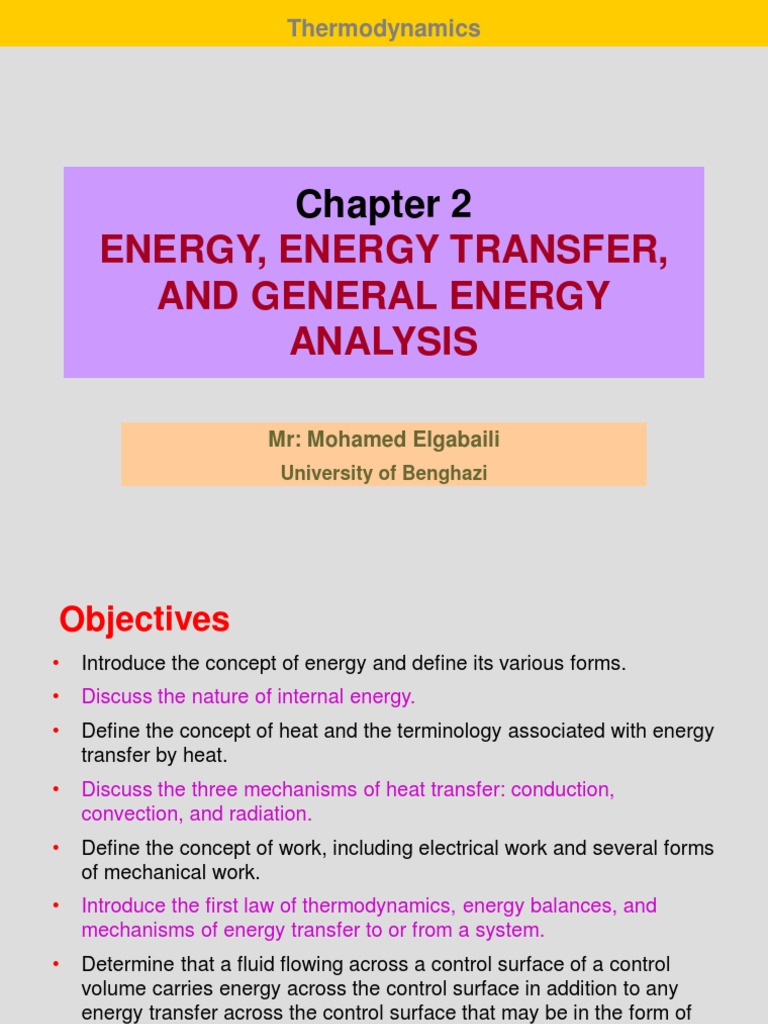 Chap 2 Lecture | PDF | Heat | Heat Transfer