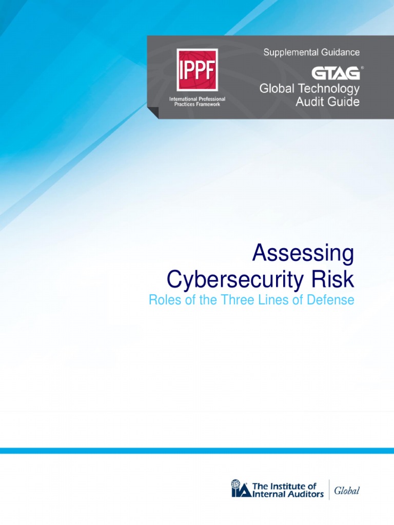 1 GTAG Assessing Cybersecurity Risk | PDF | Computer Security | Security