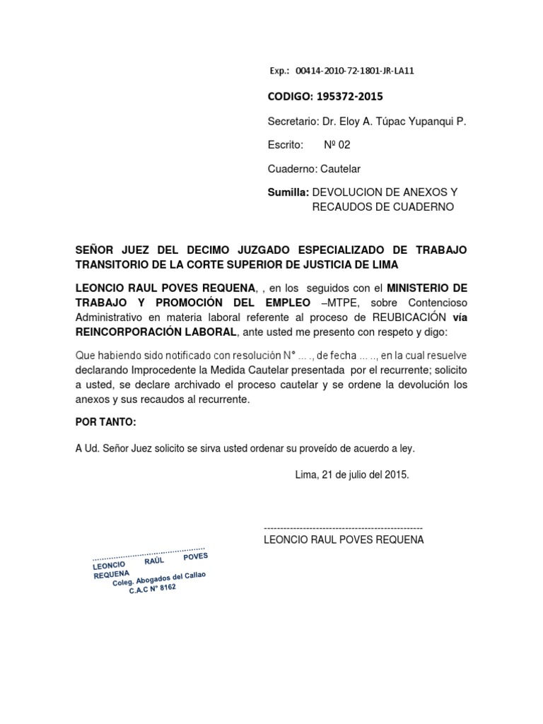 Solicita Anexos | PDF