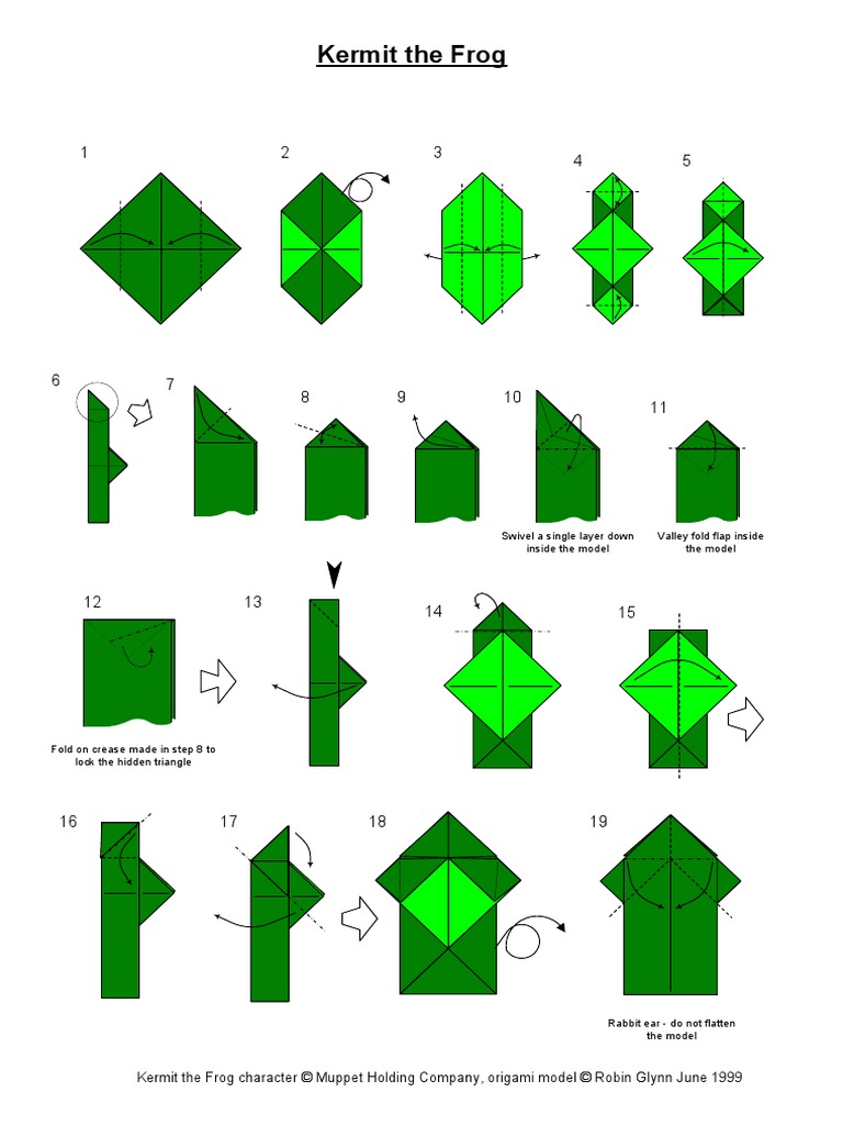 Kermit | PDF | Origami | The Muppets