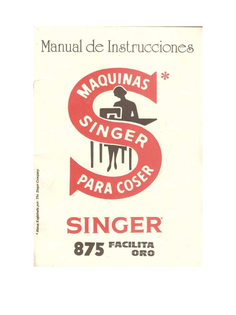 Manual Instrucciones Singer 875 | PDF
