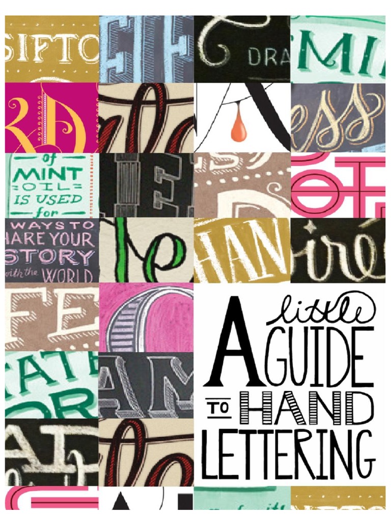 A Little Guide To Hand Lettering PDF | PDF