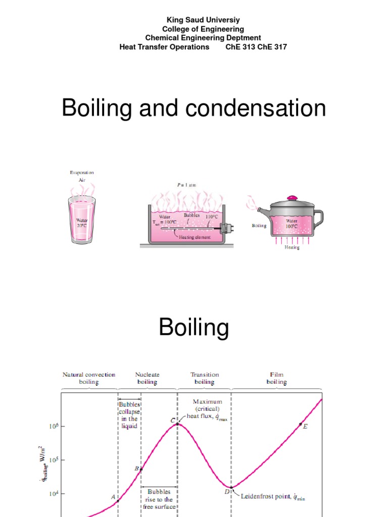 Boiling and Condensation Heat Transfer Analysis | PDF