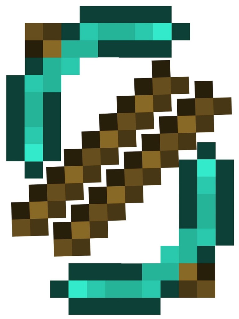 Minecraft Pickaxe Template PDF | PDF