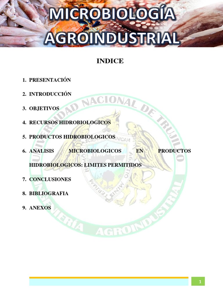 Informe Final de Micro | PDF | Microbiología | Alimentos