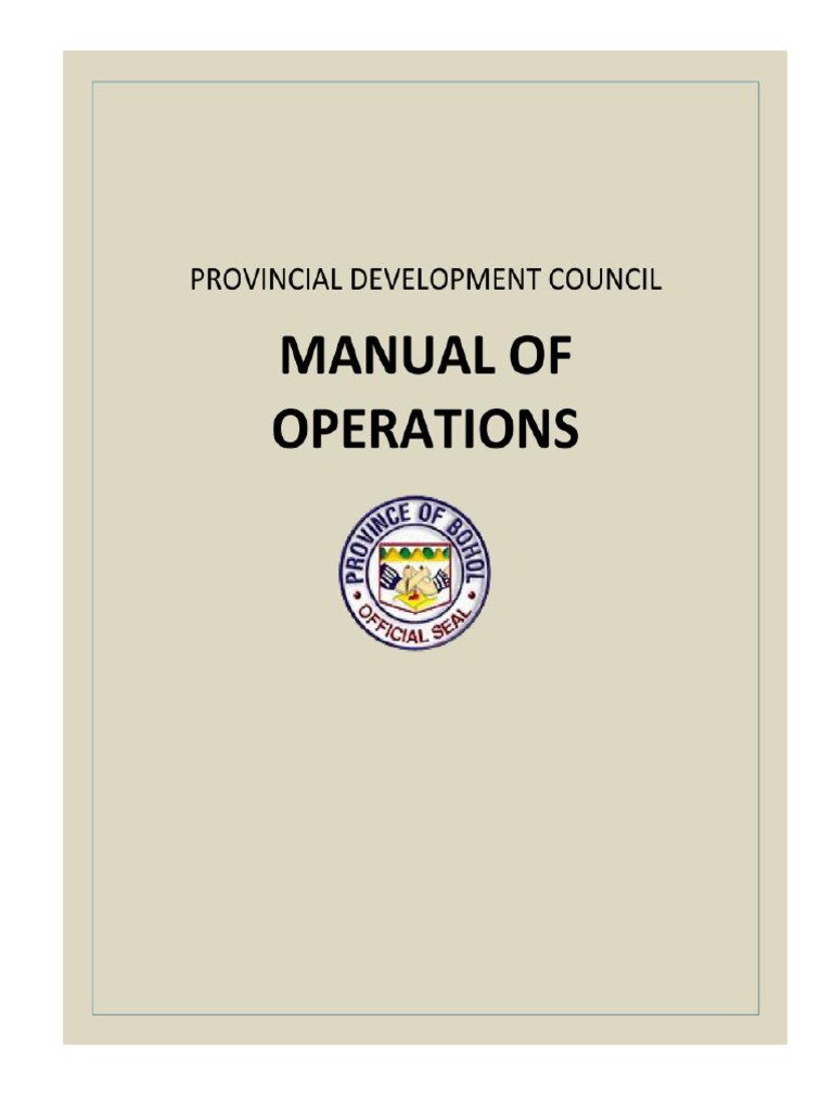 PDC Manual Amended | PDF | Committee | Non Governmental Organization