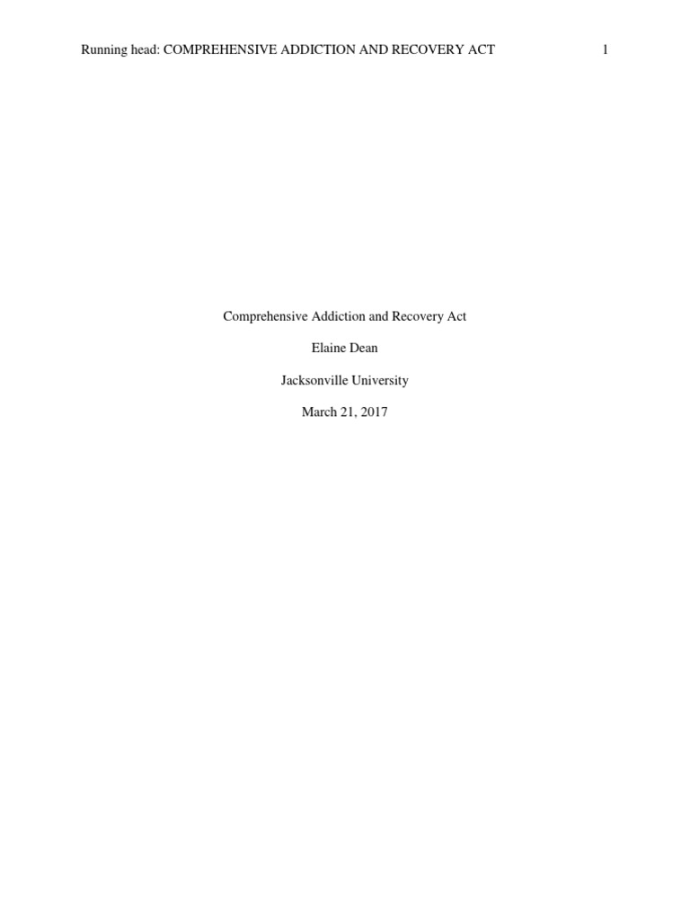 Cara Paper | PDF | Substance Abuse | Opioid Use Disorder