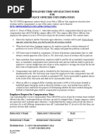 Compensatory Off (C-Off) Form | PDF