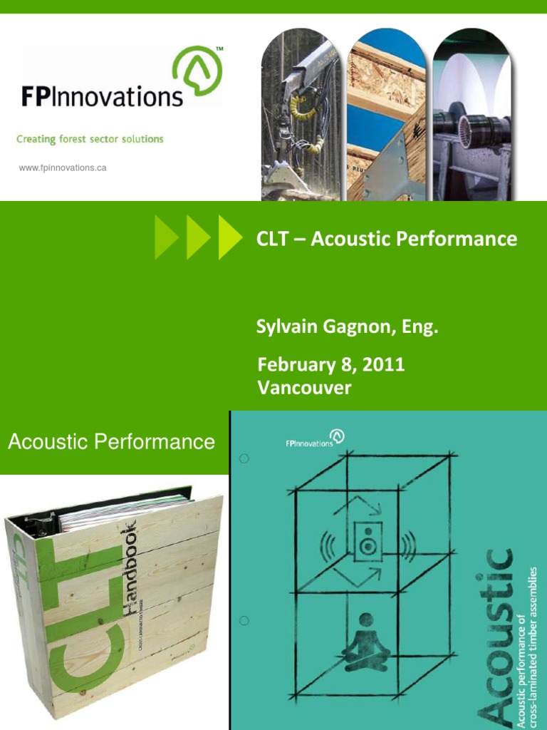 CLT Acoustic Performance | PDF | Building Technology | Civil Engineering