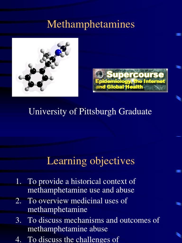Methamphetamines: University of Pittsburgh Graduate | PDF ...
