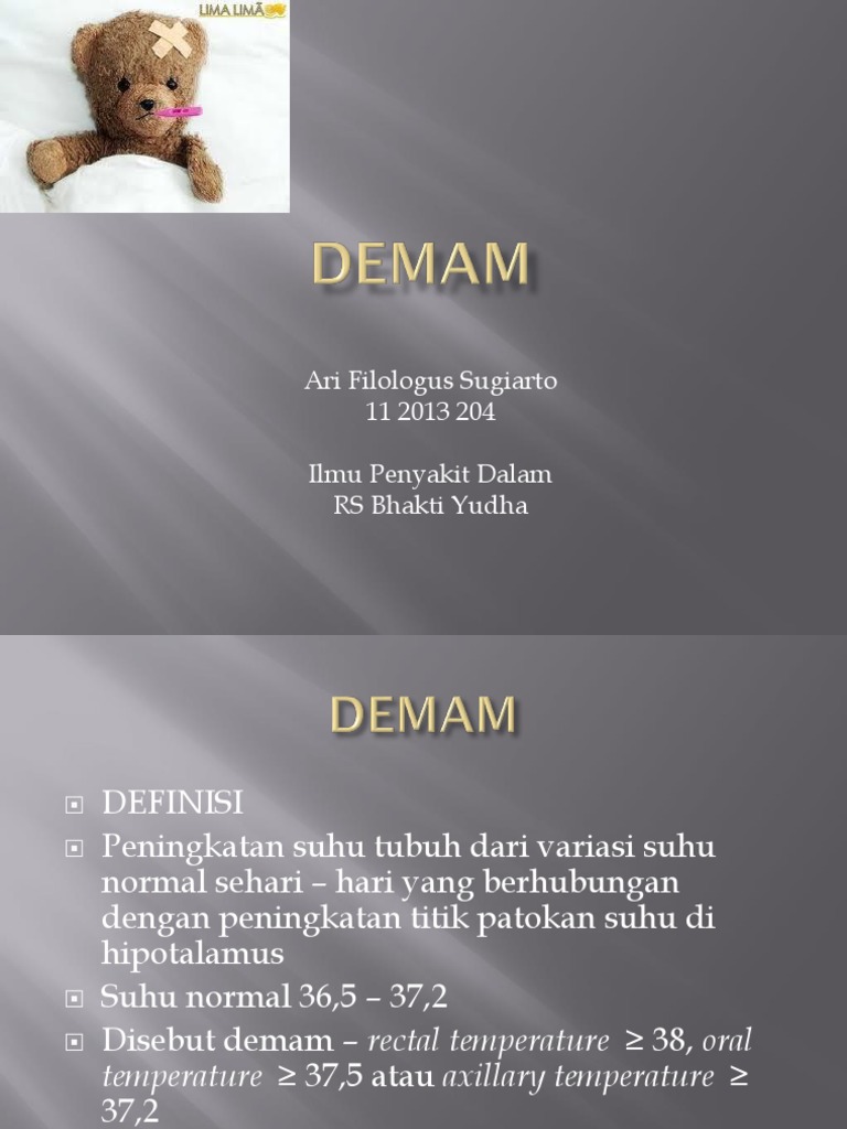 Jenis dan Penanganan Demam pada Anak | PDF | Kesehatan Holistik