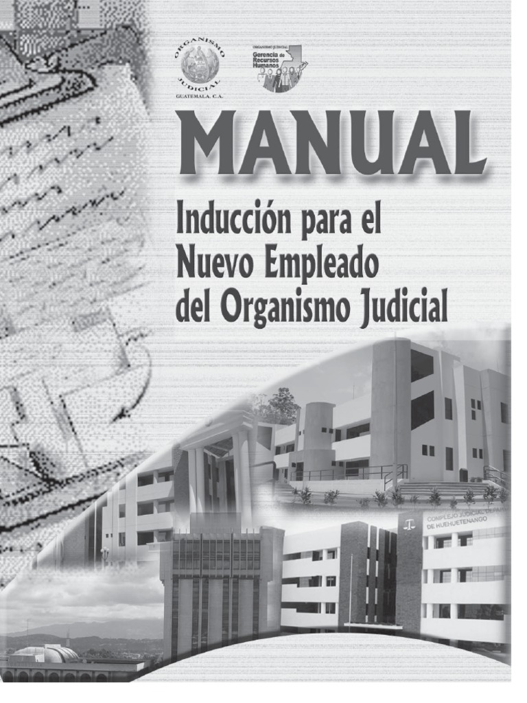 Manual de Induccion General | PDF | Gestión de recursos humanos | Juez