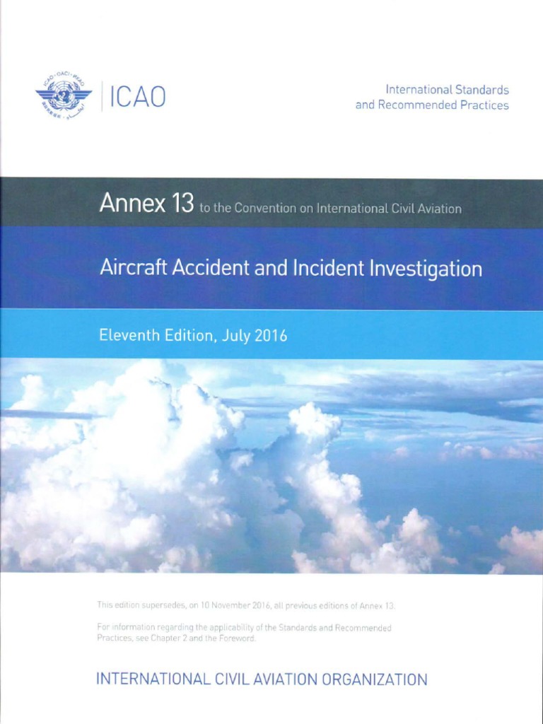 ICAO Annex 13 Jul 2016 11 ed