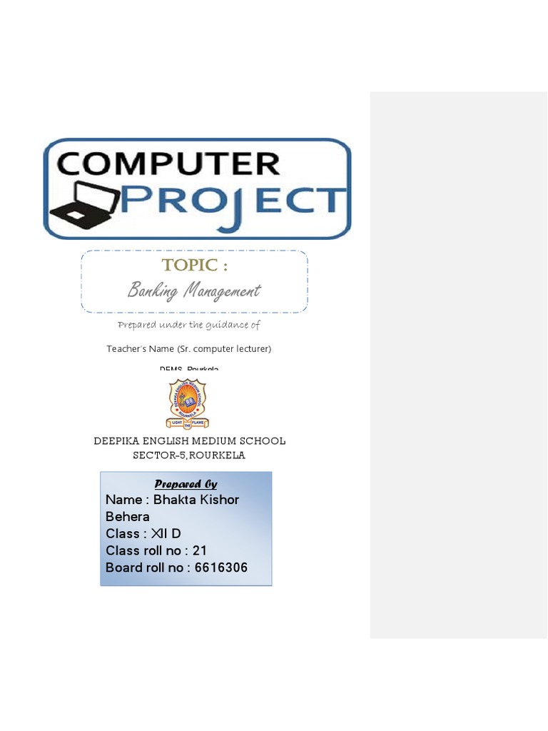 Comp Project | PDF | Object Oriented Programming | Computer Programming