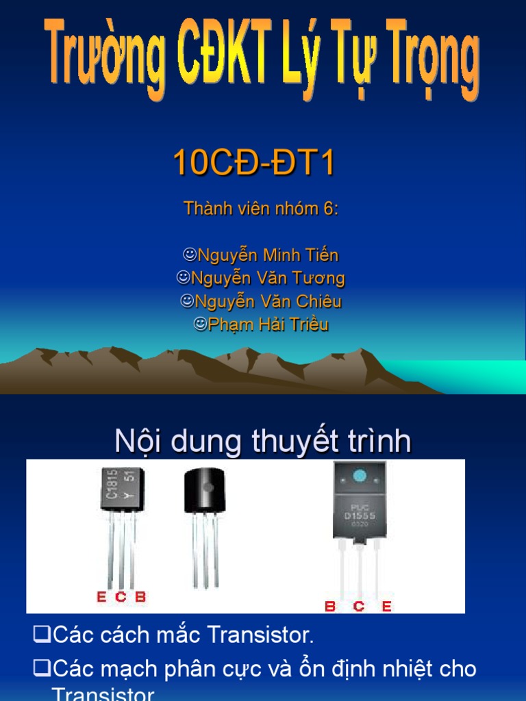 Cach Macphan Cuc Va On Dinh Nhiet Cho Transistor | PDF