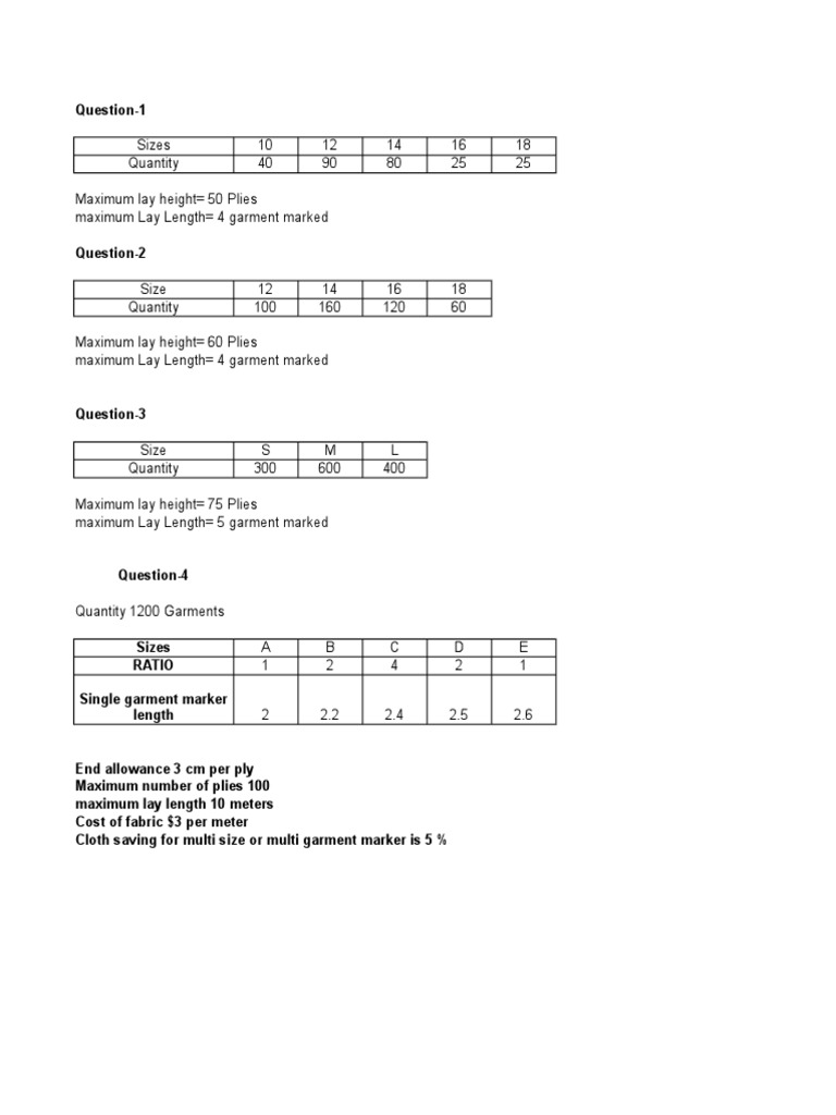 Assign Cut Order Planning | PDF