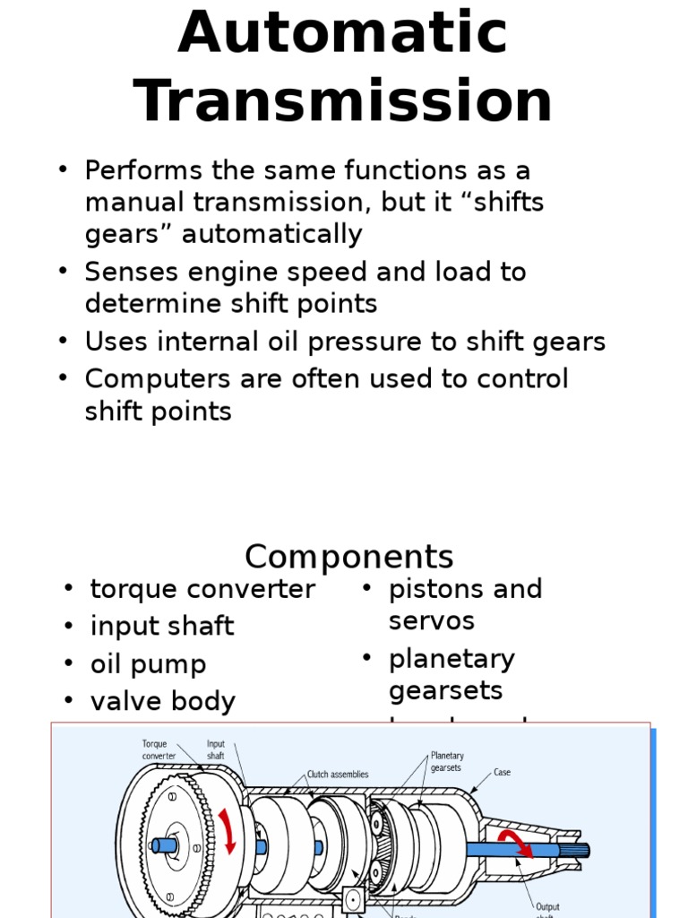 Automatic Transmission PDF | PDF | Transmission (Mechanics) | Automatic ...