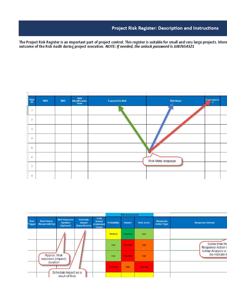 Project Risk Register-2 | PDF | Risk | Business