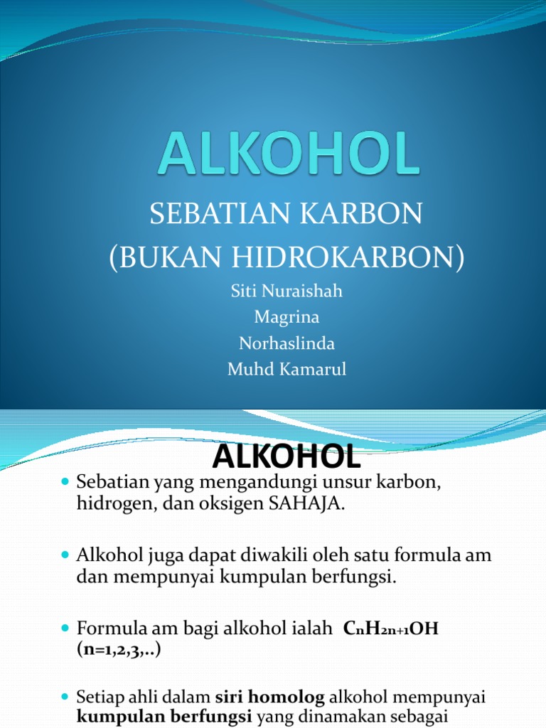 Alkohol | PDF