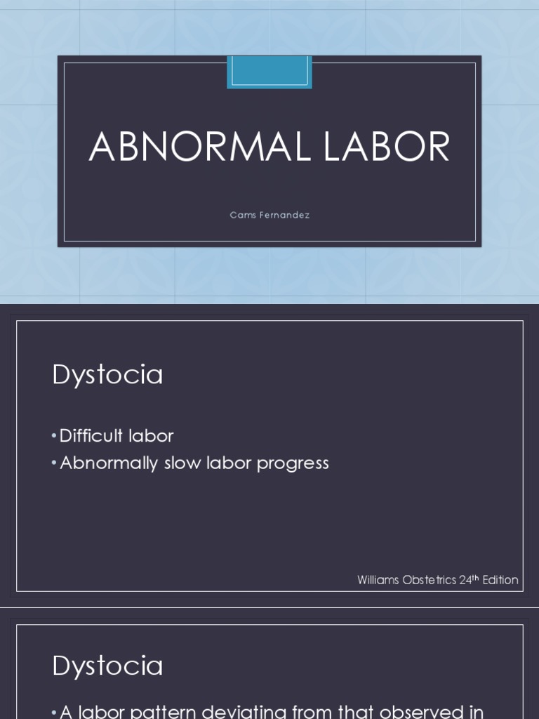 Contemporary Perspectives on Abnormal Labor Patterns | PDF | Childbirth ...