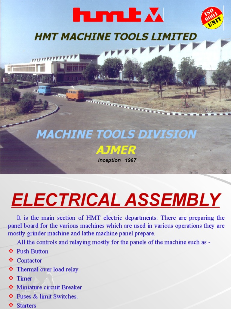 HMT Machine Tools Limited | PDF | Electric Motor | Electrical Substation