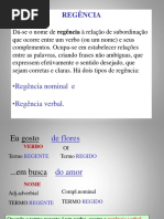 Tabela de Regência Verbal e Nominal | PDF | Pronome | Idiomas