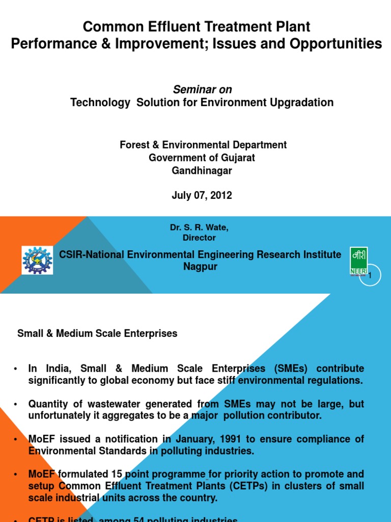 NEERI N N Rao | PDF | Sewage Treatment | Cogeneration