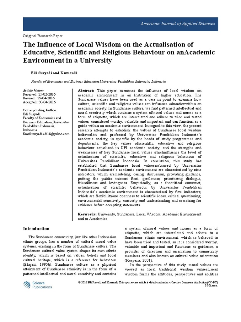 Edi Suryadi and Kusnendi | PDF | Value (Ethics) | Hypothesis