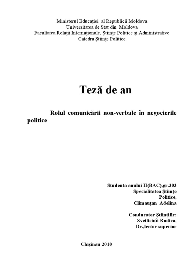 Foaie de Titlu | PDF