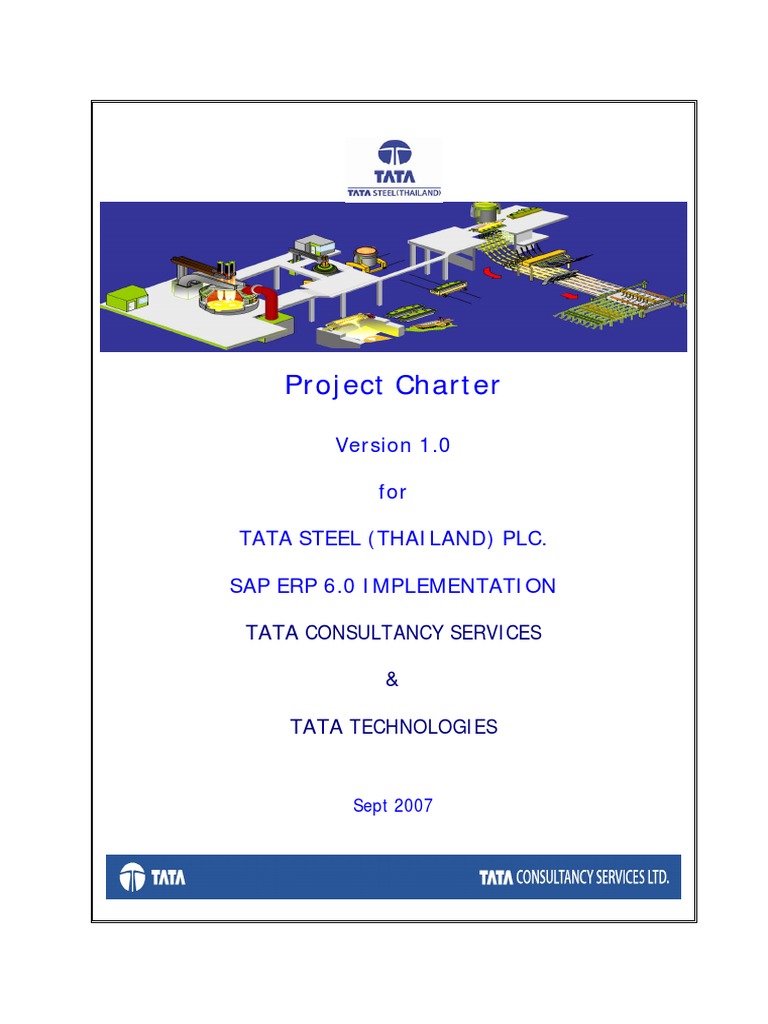 Project Charter TSTH SAP ECC 6.0 Implmenation | PDF | Business Process ...