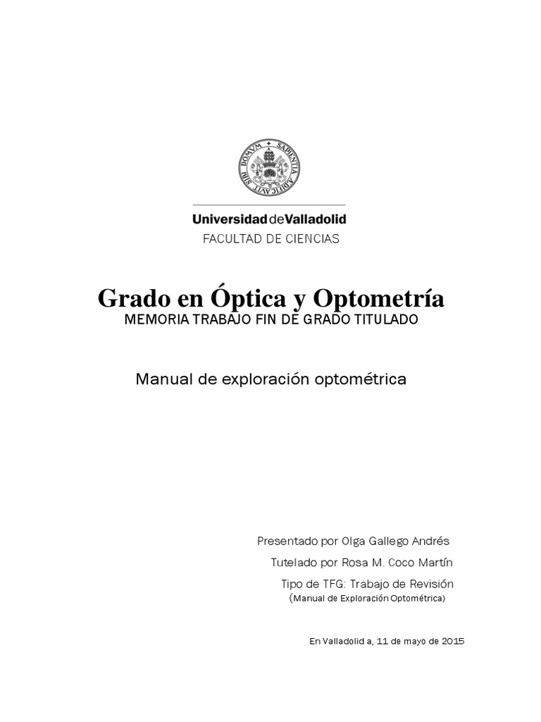 TFG-G 1132 | PDF | Ojo humano | Percepción visual