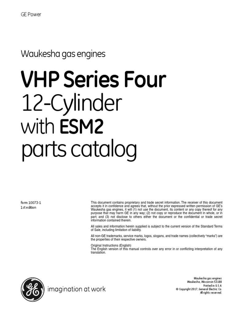 10073-1 - VHP 5794,7042,7044 GSI Series Four 12-Cylinder With ESM2 ...