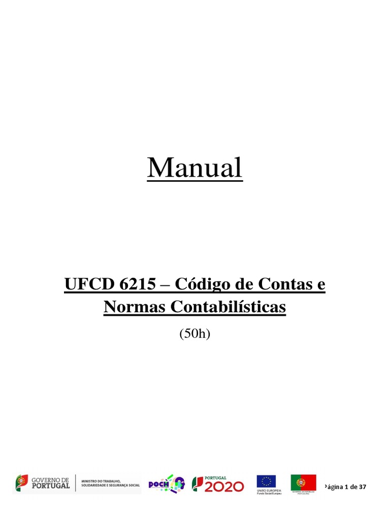 Manual Código de Contas | PDF | Investimentos | Balancete