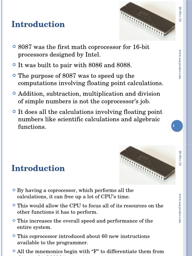 8087 | PDF | Central Processing Unit | Electronic Design