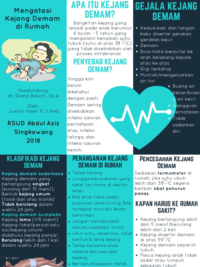 Leaflet Mengatasi Kejang Demam Di Rumah | PDF | Kesehatan Holistik