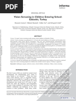 Spot VS100 Vision Screener, Conversion Chart & Instructions PDF | PDF ...