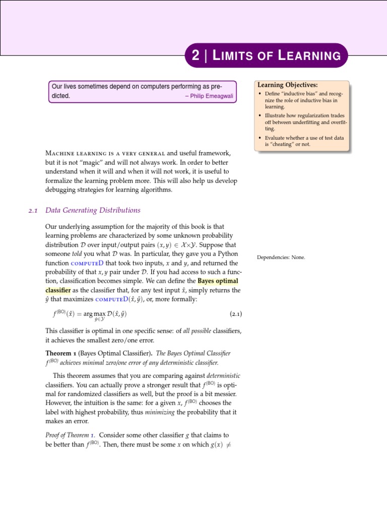 Ciml v0 - 99 ch02 PDF | PDF | Machine Learning | Test Set