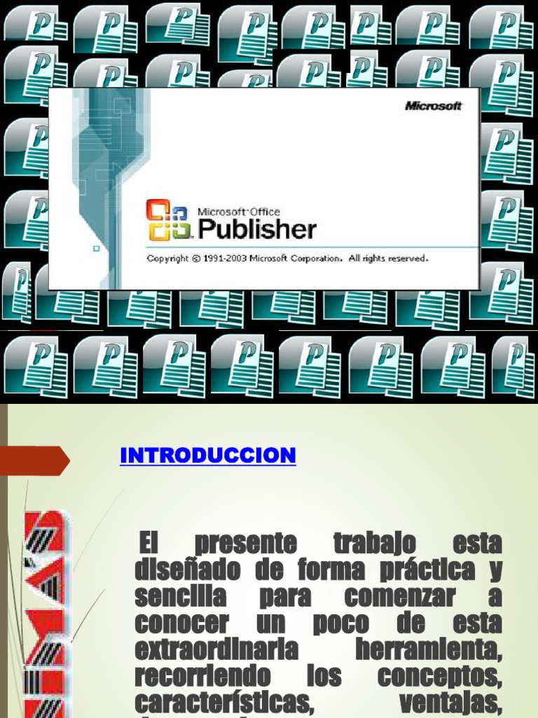 Publisher Introduccion | PDF | Microsoft Windows | Microsoft