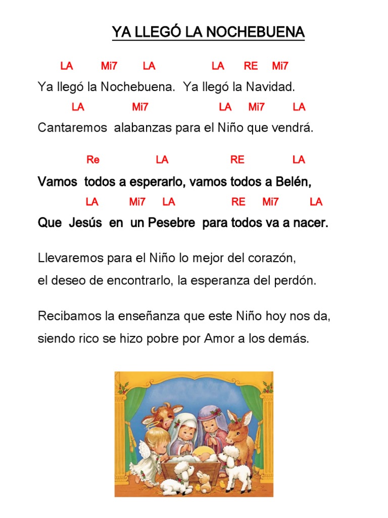 Cancionero Navidad Con Acordes | PDF | Cristo (título) | Nochebuena