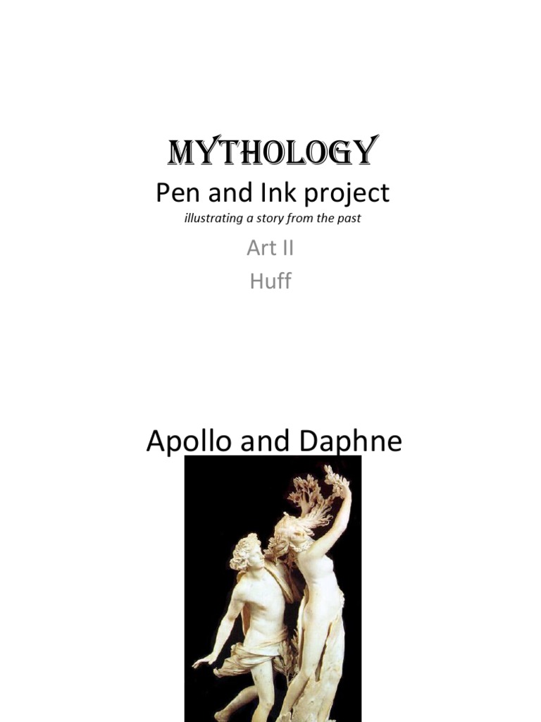 Mythology: Pen and Ink Project | PDF | Apollo | Mythology