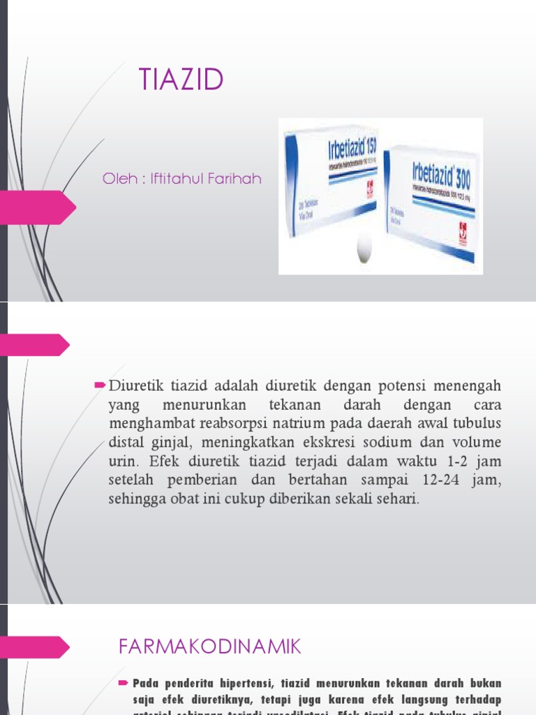 Obat Diuretik Tiazid dan Mekanismenya | PDF