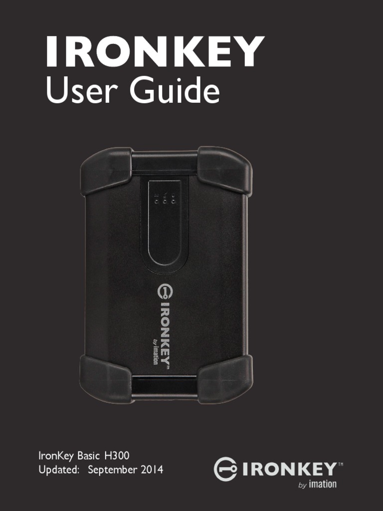 IronKey Basic H300 UG | PDF | Computer Keyboard | Usb Flash Drive