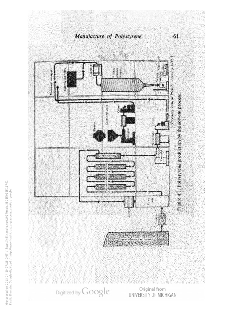 Manufacture of Polystyrene 61 | PDF