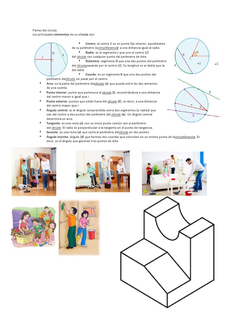 Partes Del Circulo | PDF