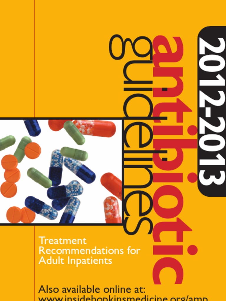 Antimicrobial Guidelines 2012-13 PDF | PDF