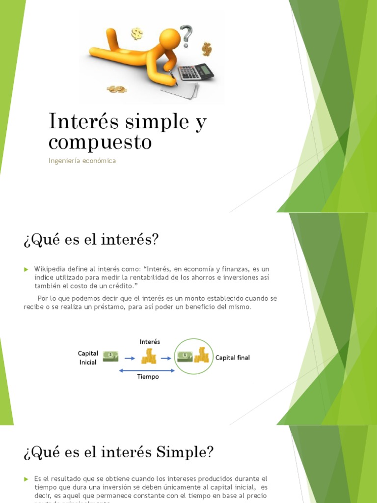 Interés Simple y Compuesto Explicado | PDF | Interés | Capitalismo