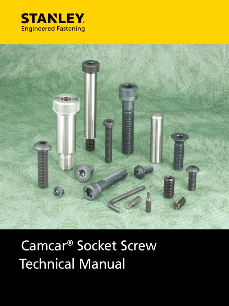 Socket Screw Tech Manual PDF | PDF | Screw | Building Materials