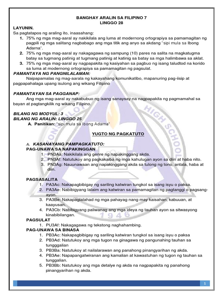 Detailed Lesson Plan For G-7-Linggo28 | PDF