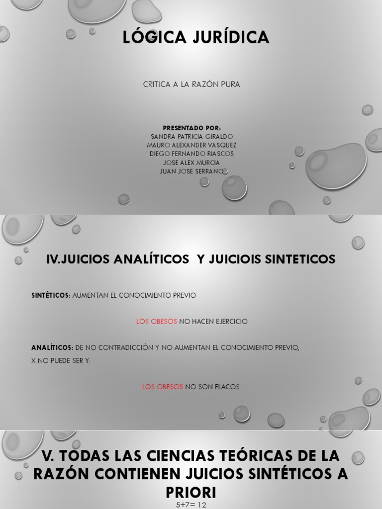 Juicios Analíticos y Sintéticos en Kant | PDF | Ciencias sociales